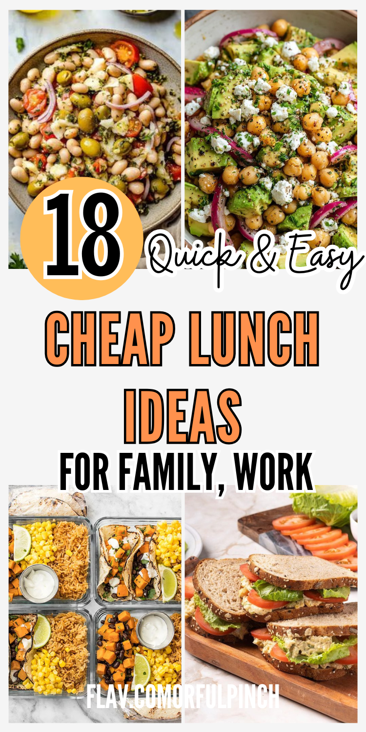 15 Cheap Lunch Ideas (Budget-Friendly Meals) - Flavorfulpinch