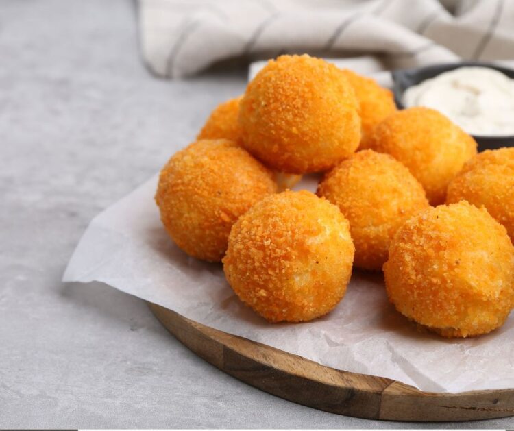 Quick Air Fry Cheese Balls - Cheese Ball Bites - Flavorfulpinch